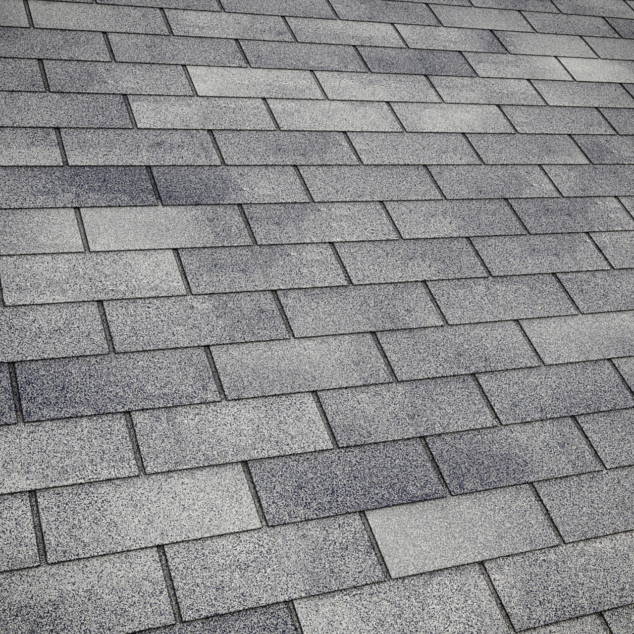 RailClone Preset of 3-tab Asphalt Roof Shingles for 3dsmax V-Ray 3D ...
