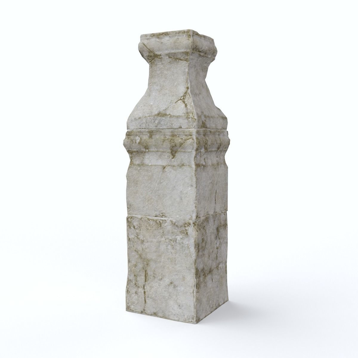 3D model Medieval Stone Column Piece VR / AR / low-poly | CGTrader