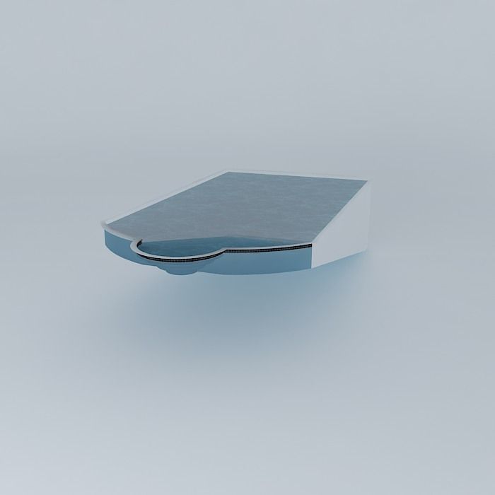 Swimming Pool With Steps 3D model | CGTrader