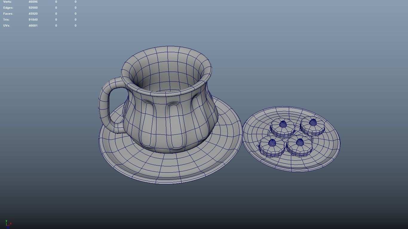 Tea Cup 3D Model 3D model | CGTrader