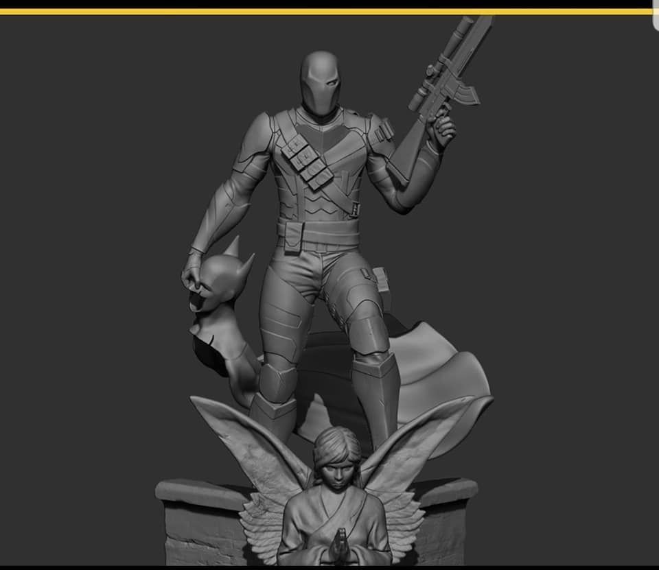 Deathstroke Fan Art 3D model 3D printable | CGTrader