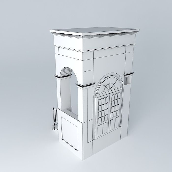 Arched Entry free 3D model | CGTrader