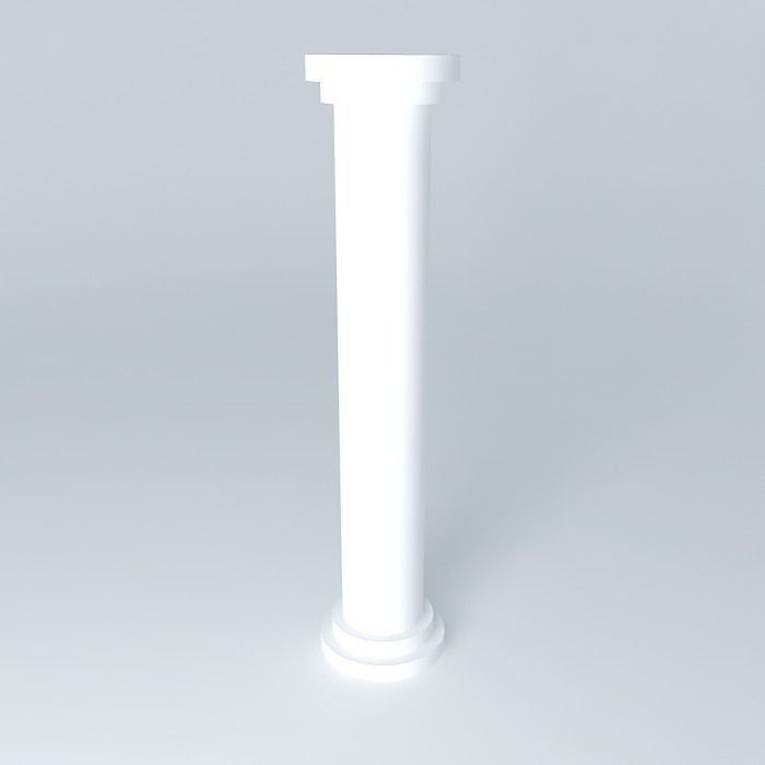 Pillar Plain 3D model | CGTrader