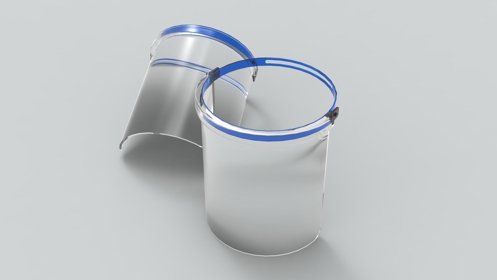 Protective Face Shield 3D Model - Corona Face Shield 3D model | CGTrader
