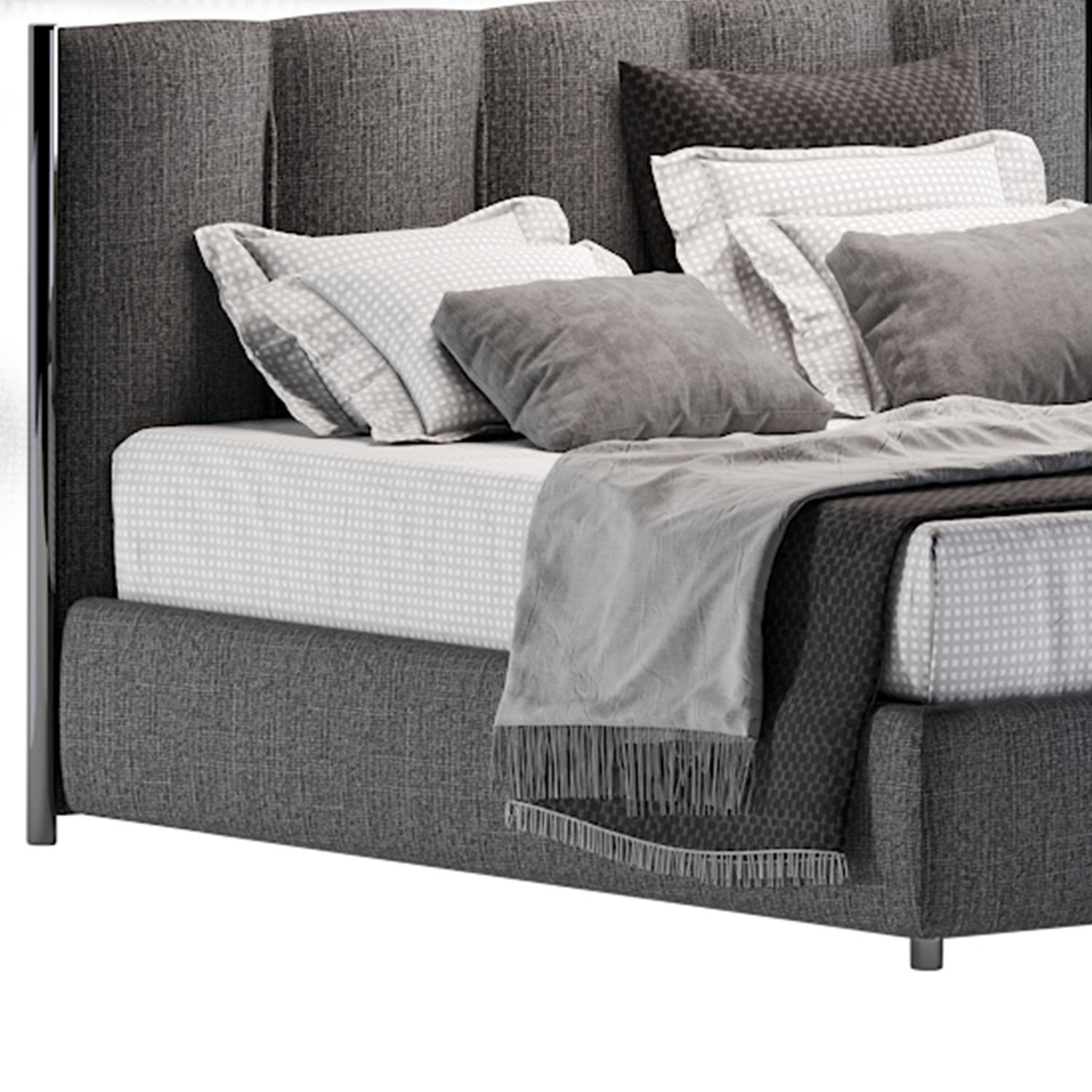 Flou bed KOI 3D model | CGTrader