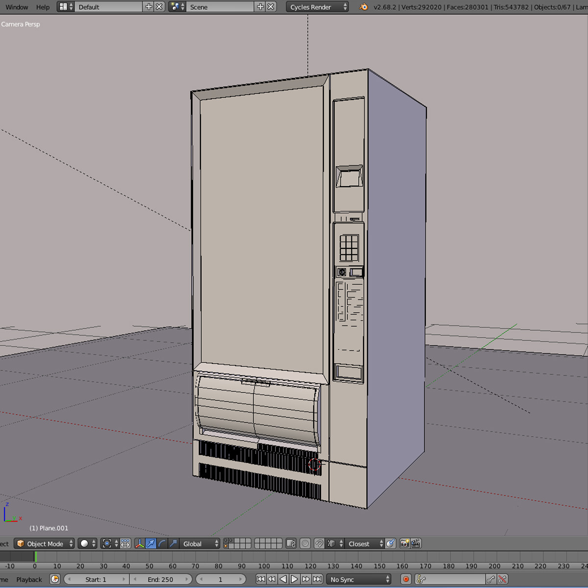Snack Vending Machine 3D model | CGTrader