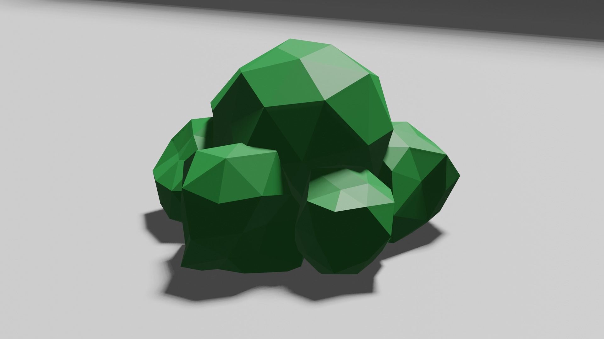 Low Poly Bushes Model polygons free VR / AR / low-poly 3D model | CGTrader