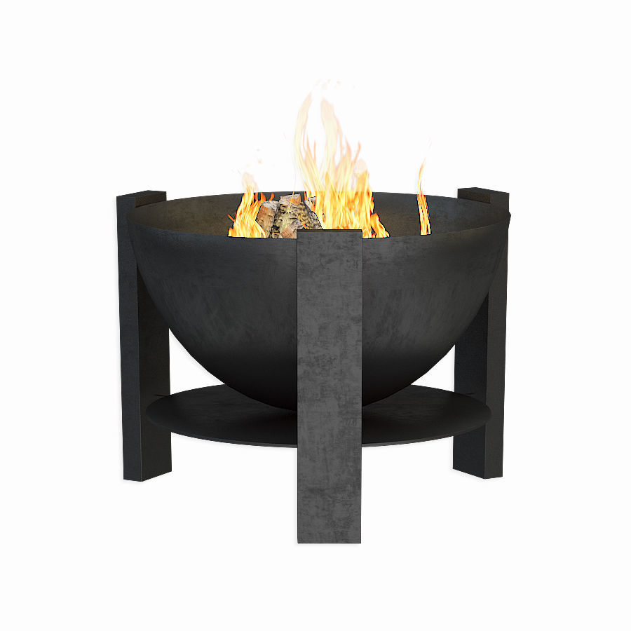 Modern Outdoor Fire Pits 3D model | CGTrader