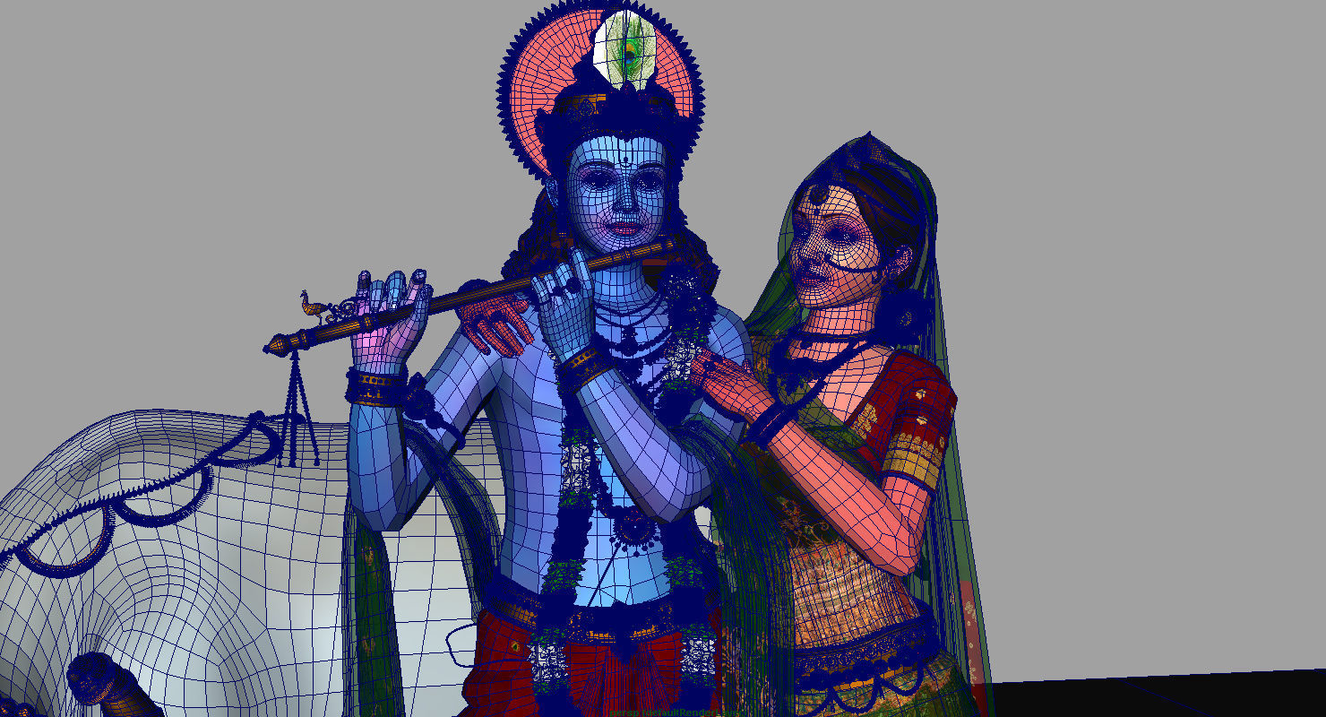 god krishna 3d model 3D model | CGTrader