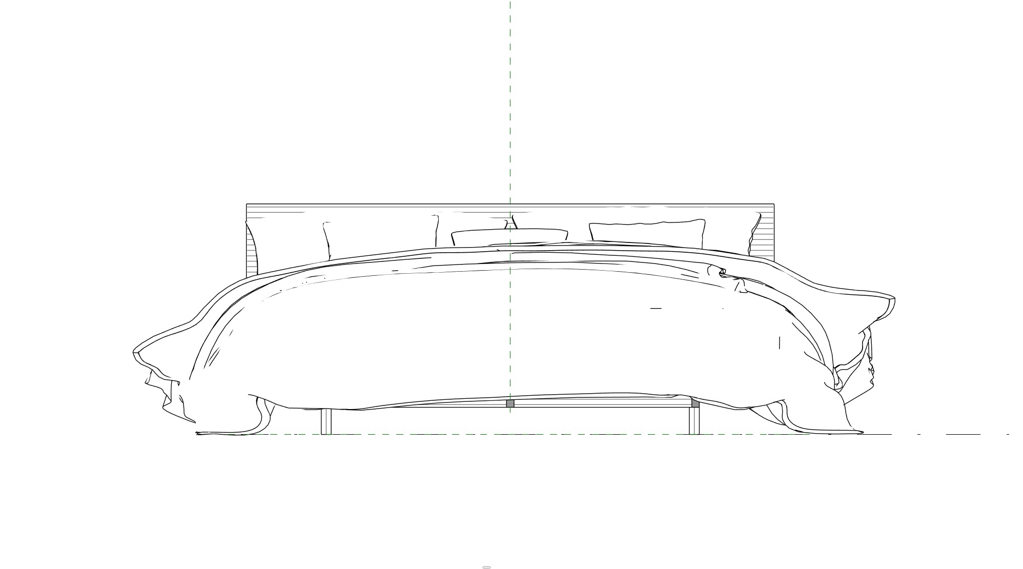Revit Bed Family Three Sizes Full Queen and King 3D model | CGTrader