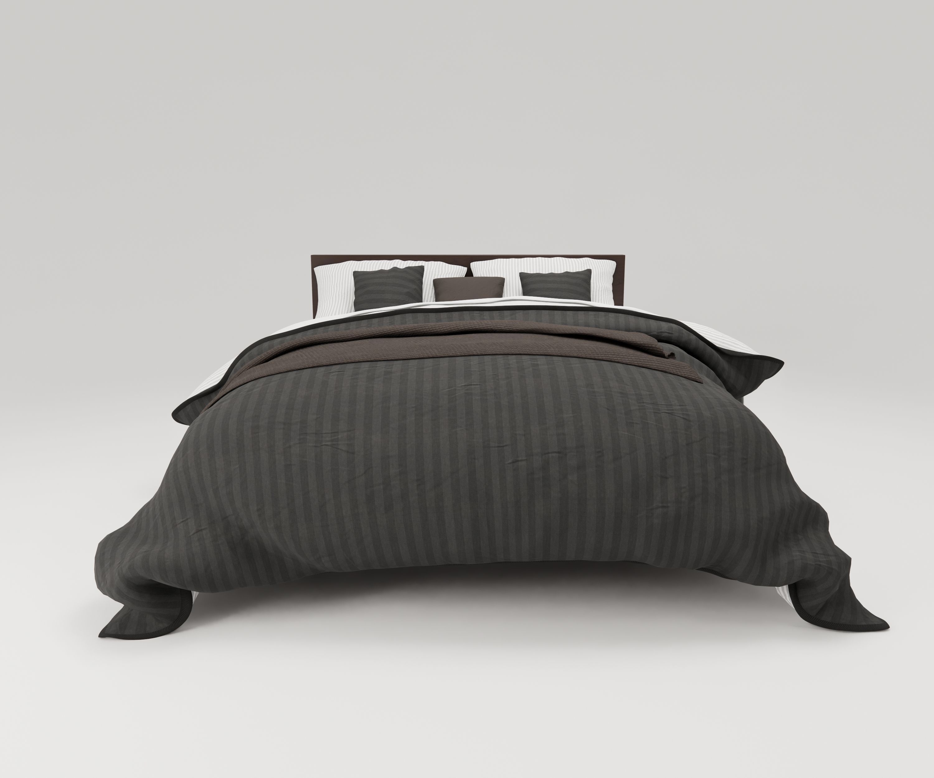 Revit Bed Family Three Sizes Full Queen and King 3D model | CGTrader