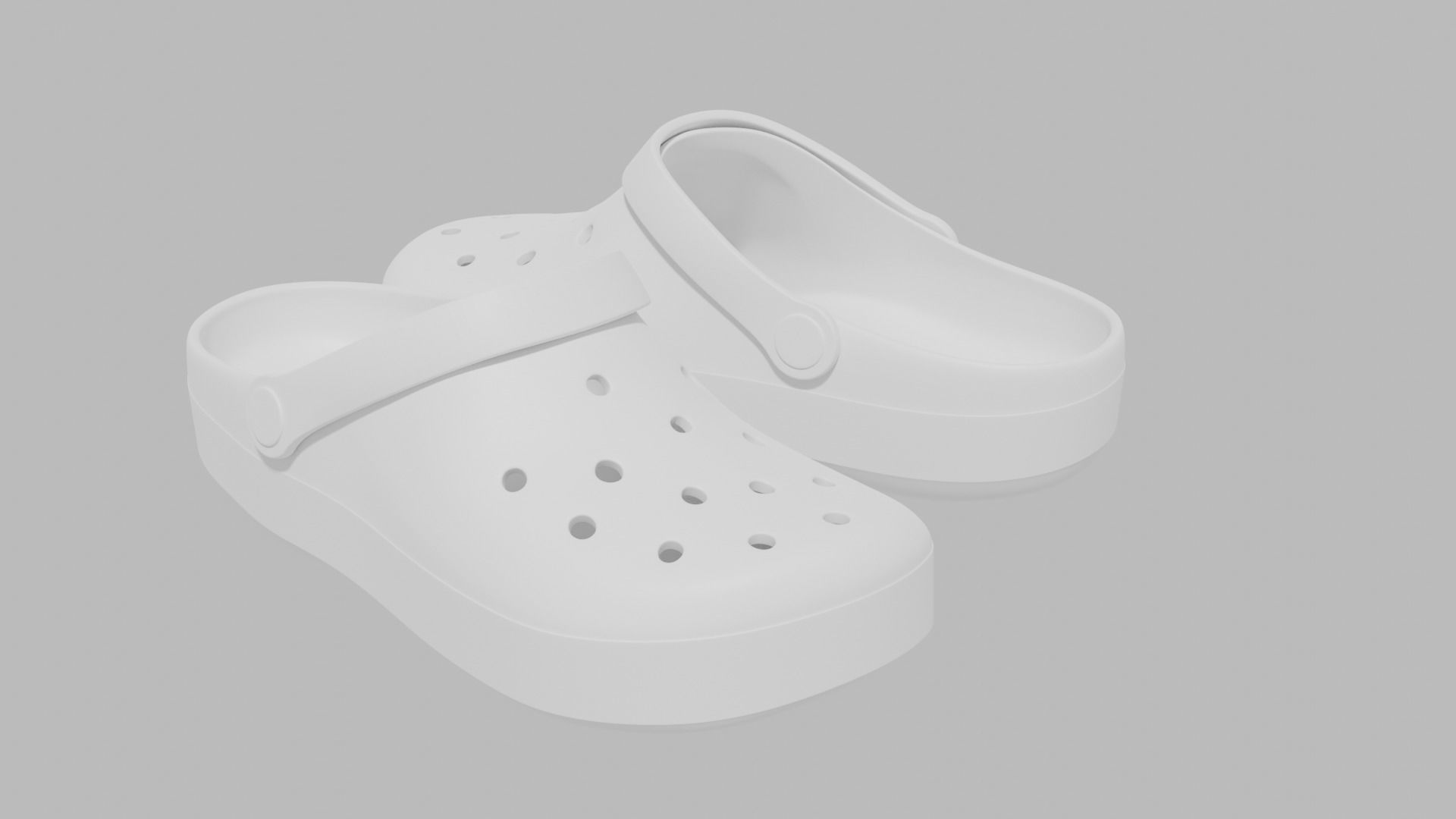 Crocs 3D model | CGTrader
