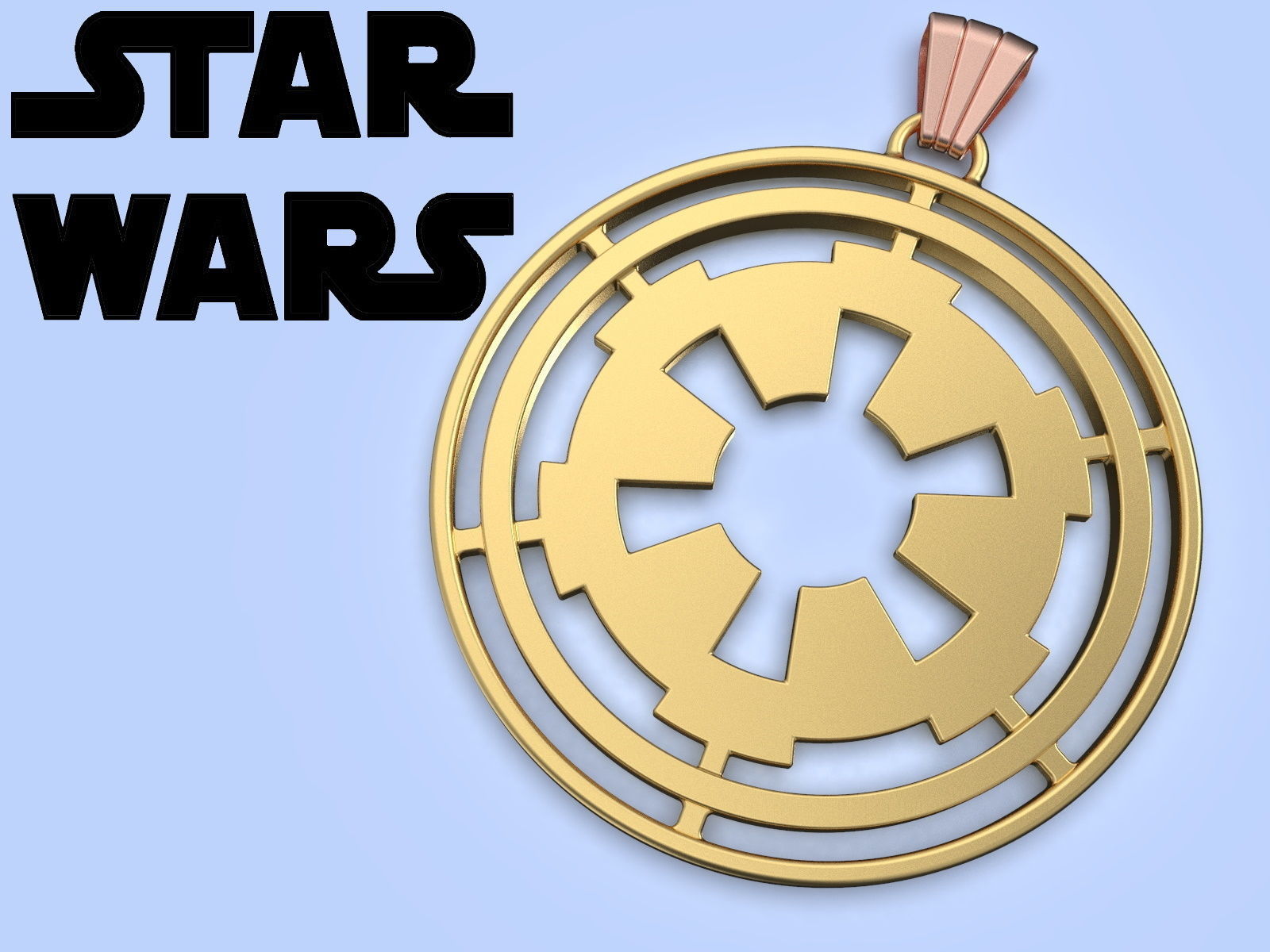 Star Wars Galactic empire Medallion cosplay 3d model for print 3D model ...