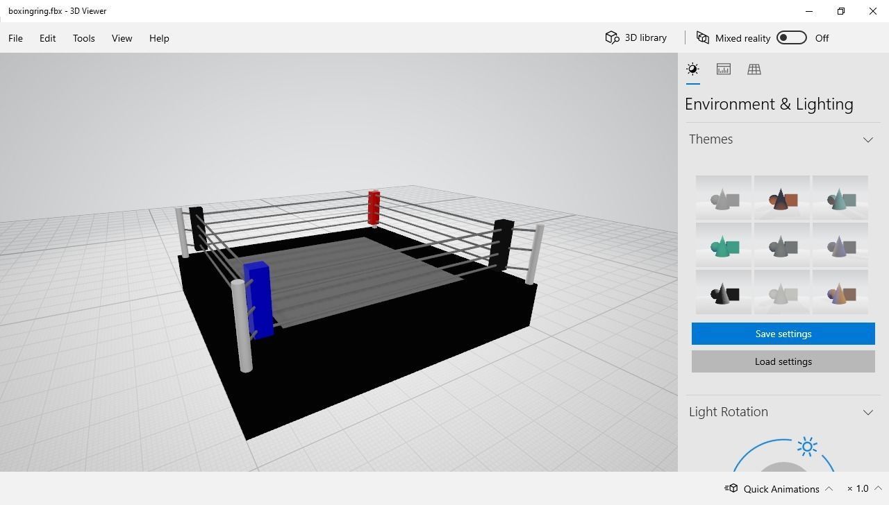 3D model Basic boxing ring logo not provided VR / AR / low-poly | CGTrader