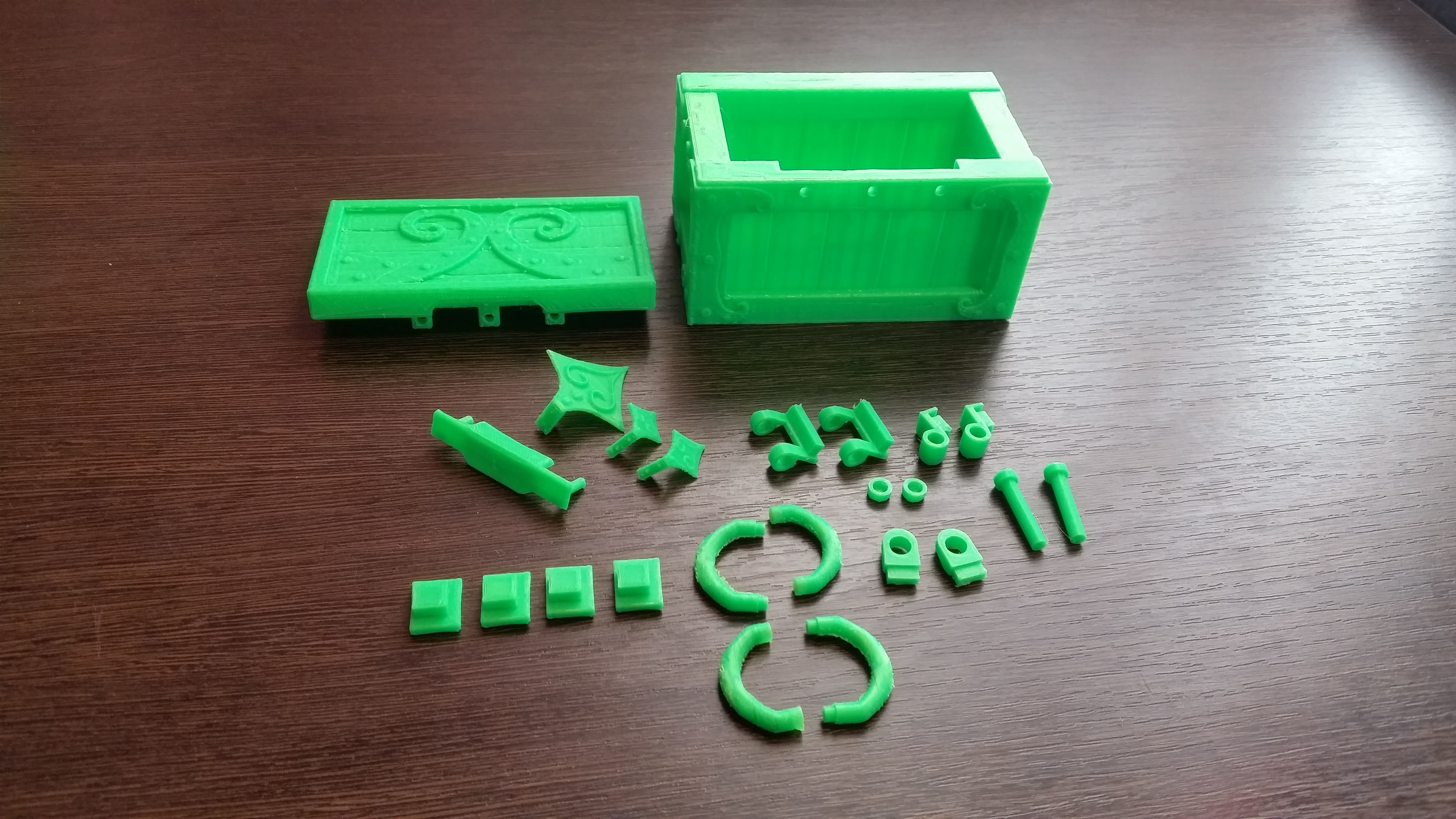 Wooden chest 3d print free 3D model 3D printable | CGTrader