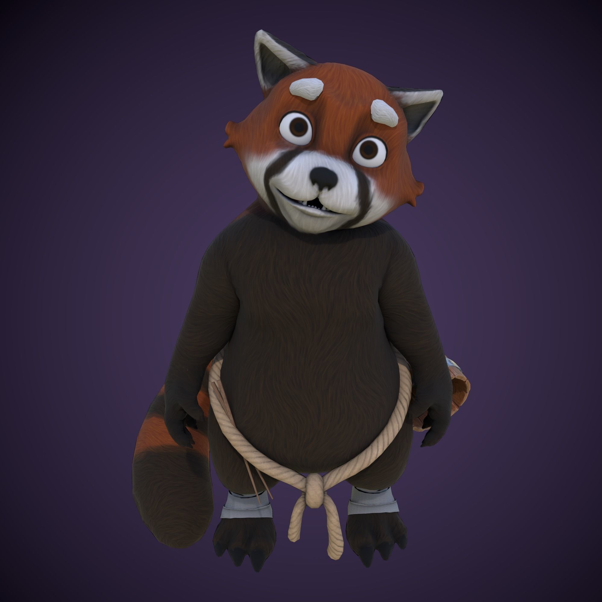 Red Panda rigged 3D model rigged | CGTrader