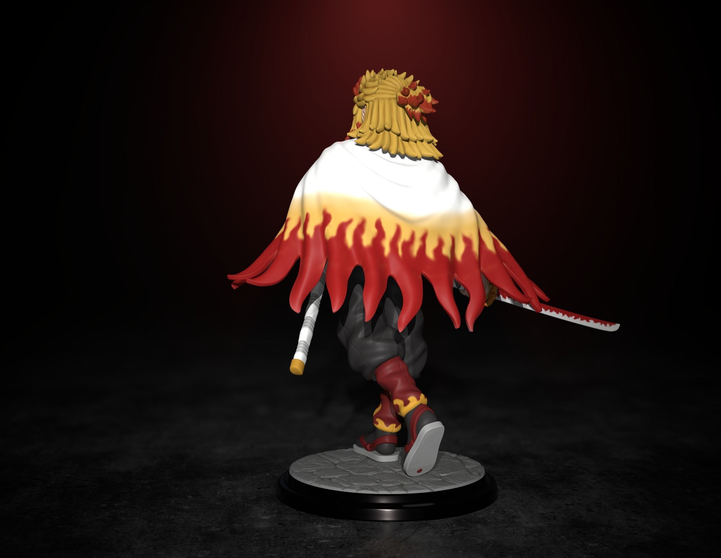 Kyojuro Rengoku 3D model 3D printable | CGTrader