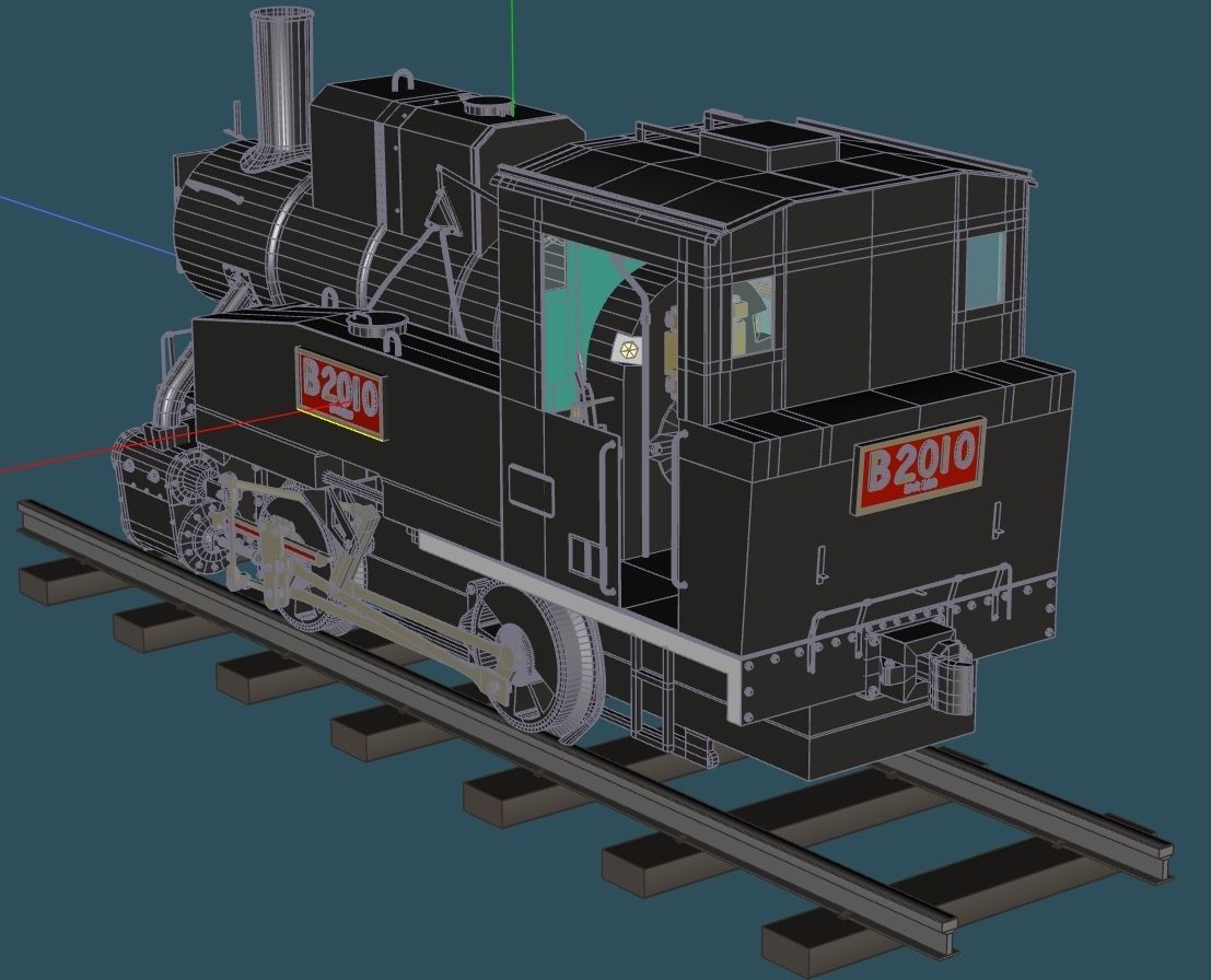 Japan RailWay B20 steam locomotive WW2 3D model | CGTrader