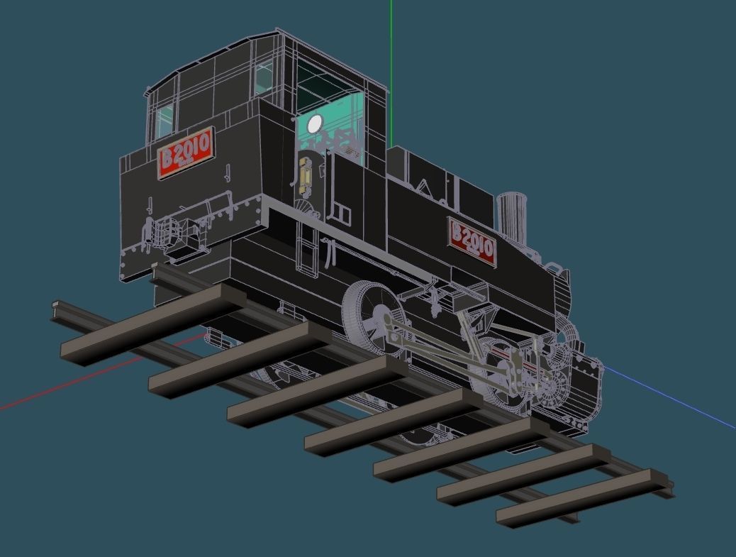 Japan RailWay B20 steam locomotive WW2 3D model | CGTrader