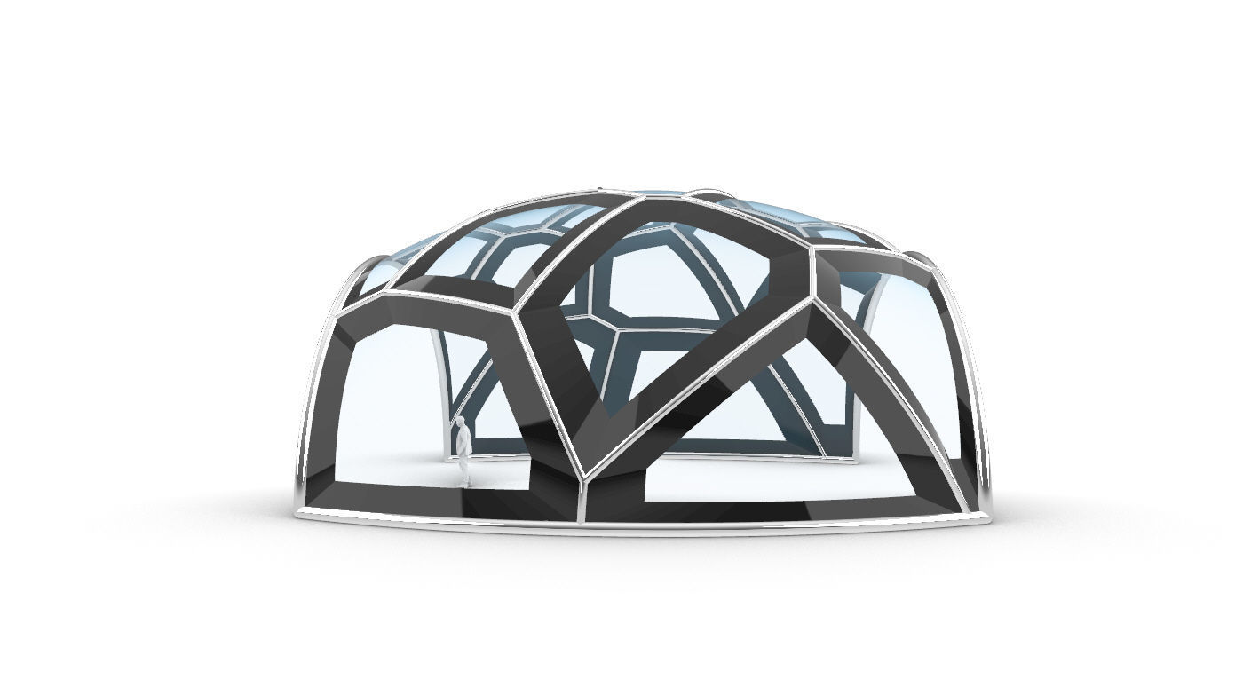 Voronoi Pavilion Stand Alone Structure v1 3D model | CGTrader