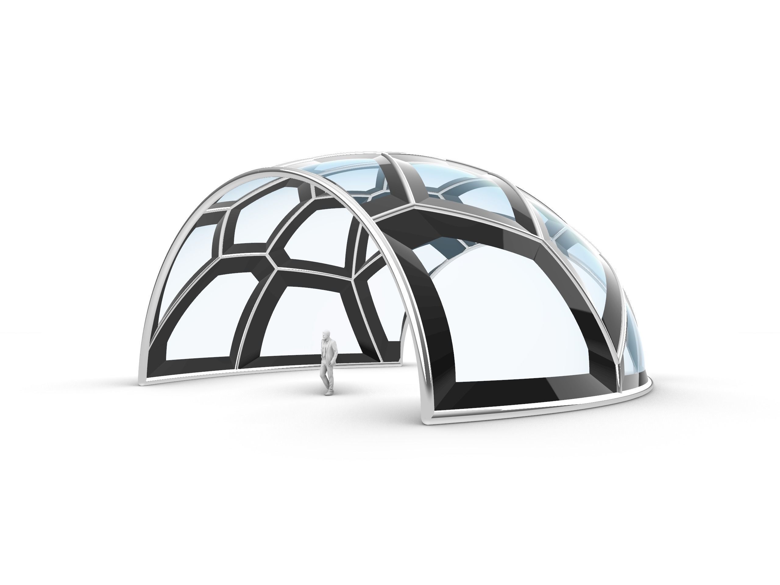 Voronoi Pavilion Stand Alone Structure v1 3D model | CGTrader