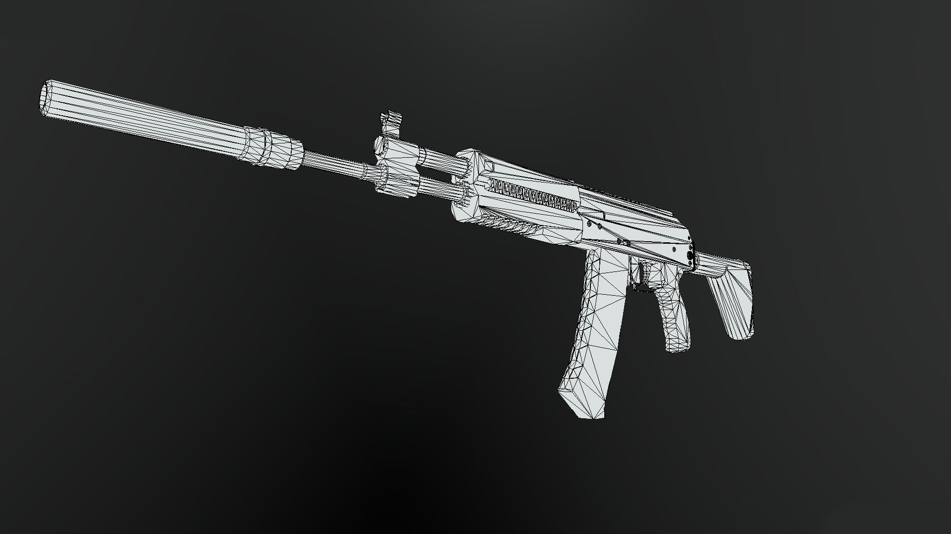 3D model AK-12 Inspired Rifle VR / AR / low-poly | CGTrader