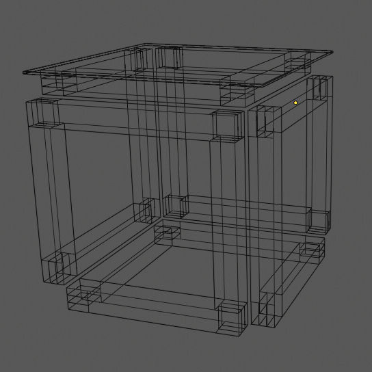 Infinity Side-table 3D model | CGTrader