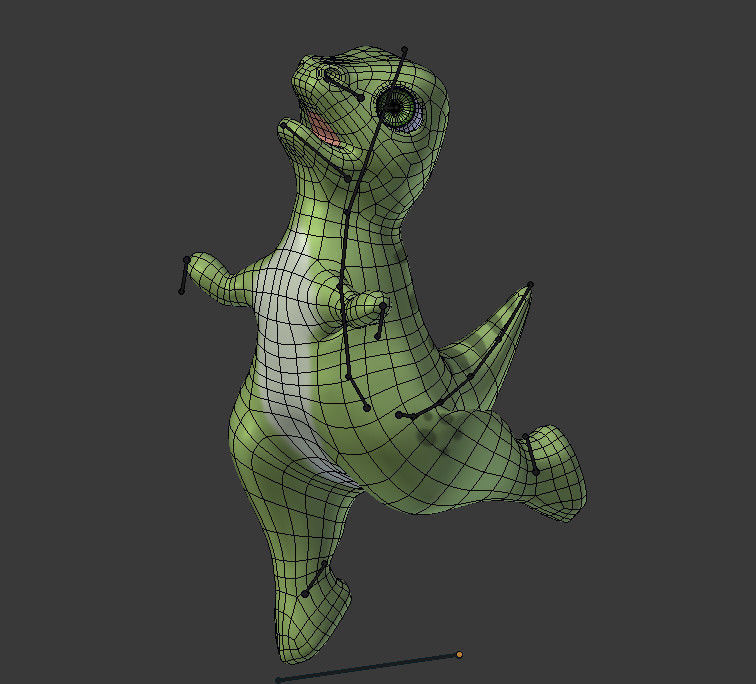 3D model Cartoon Baby T Rex VR / AR / low-poly | CGTrader