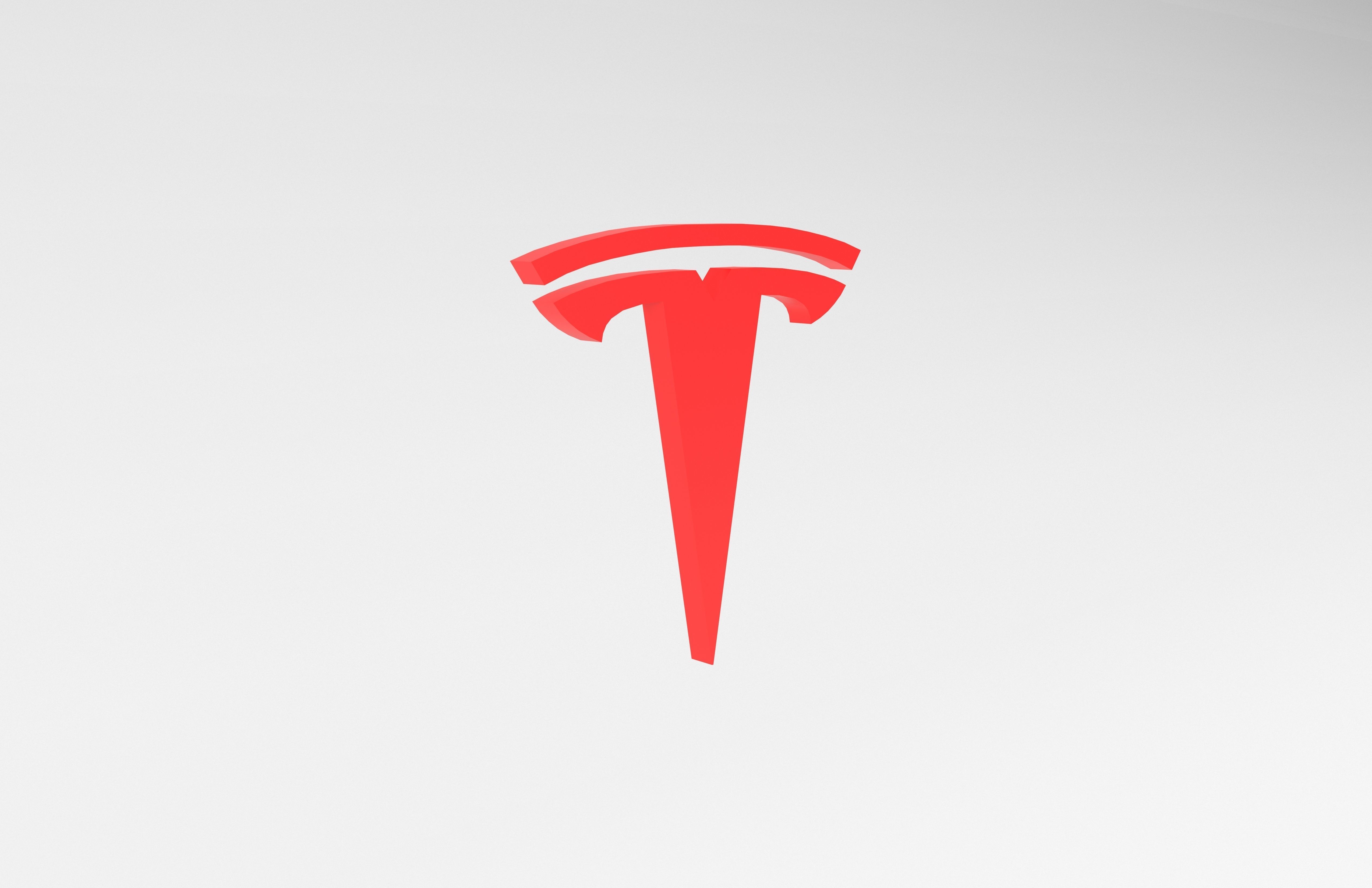 Tesla Logo v1 001 free VR / AR / low-poly 3D model | CGTrader