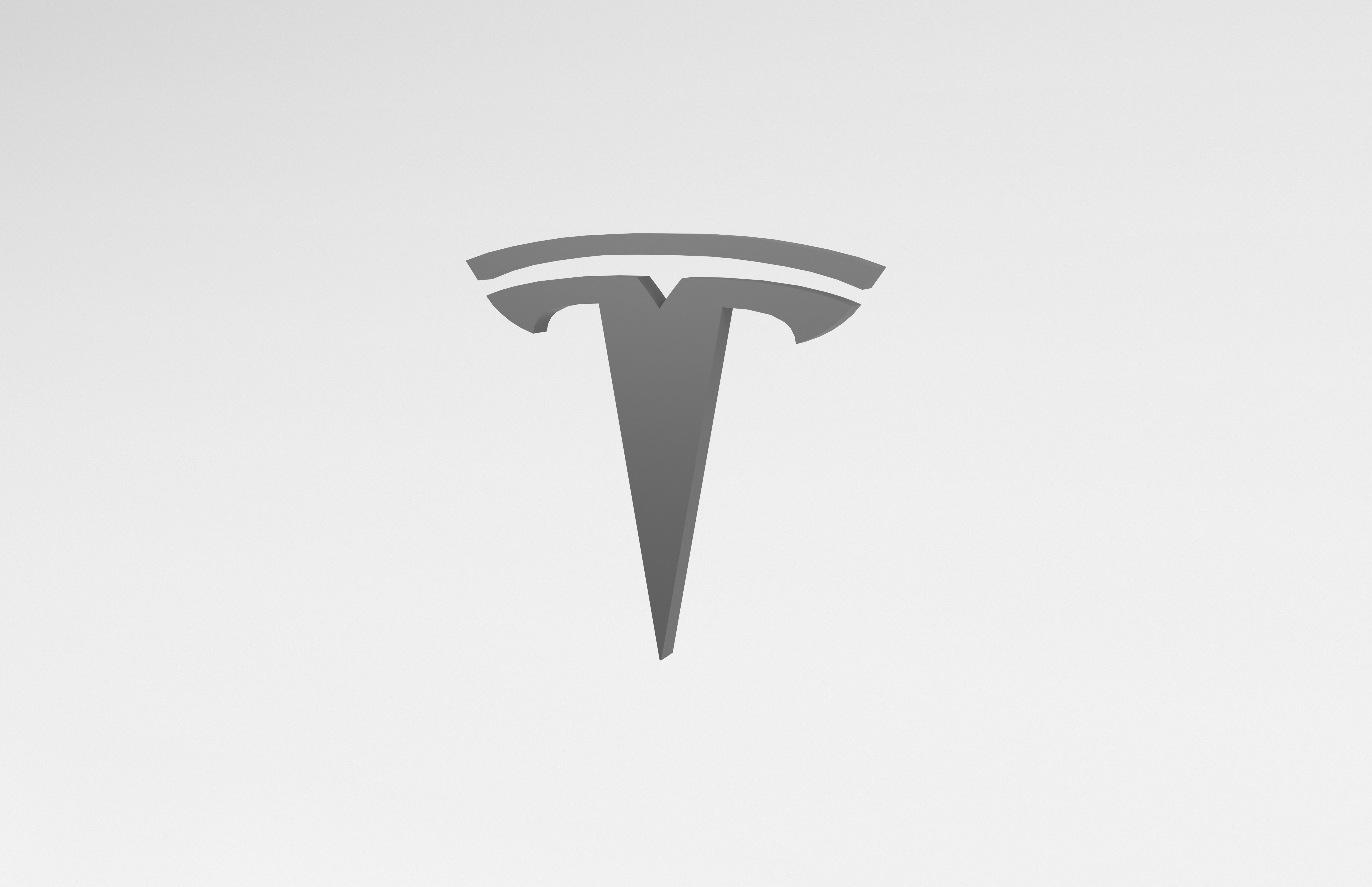 Tesla Logo v1 002 free VR / AR / low-poly 3D model | CGTrader