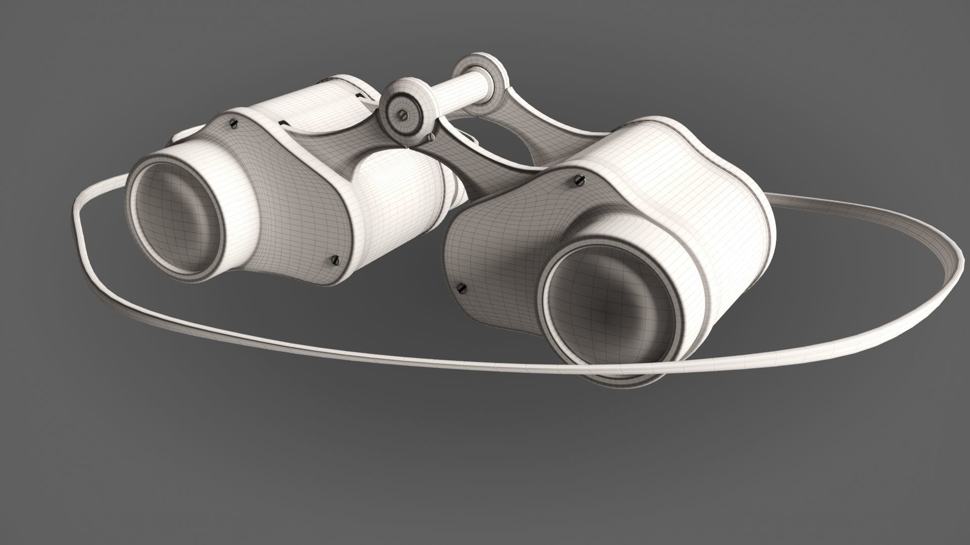 Retro Binocle 3D model | CGTrader