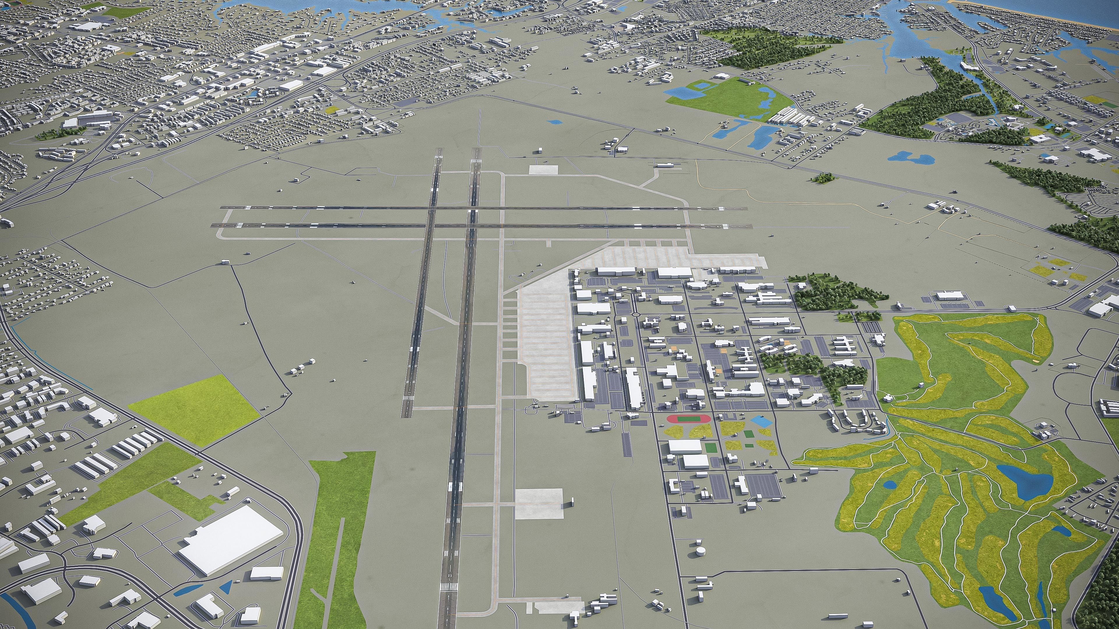 3D model Virginia Beach VR / AR / low-poly | CGTrader