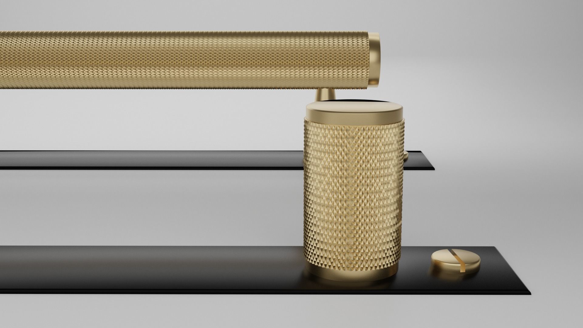 Ribbed cabinet handles 3D model | CGTrader