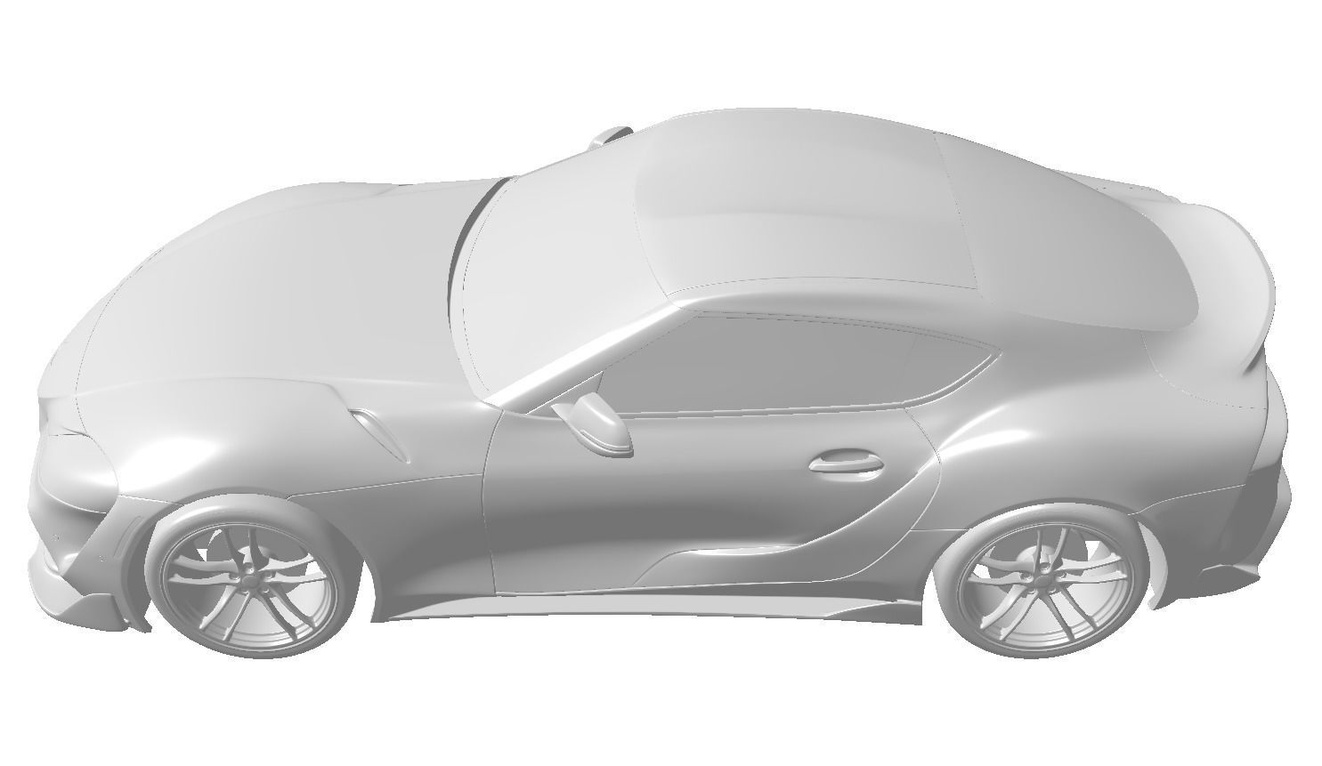 Toyota Supra 2020 solid for CFD or 3D printing 3D model 3D model | CGTrader