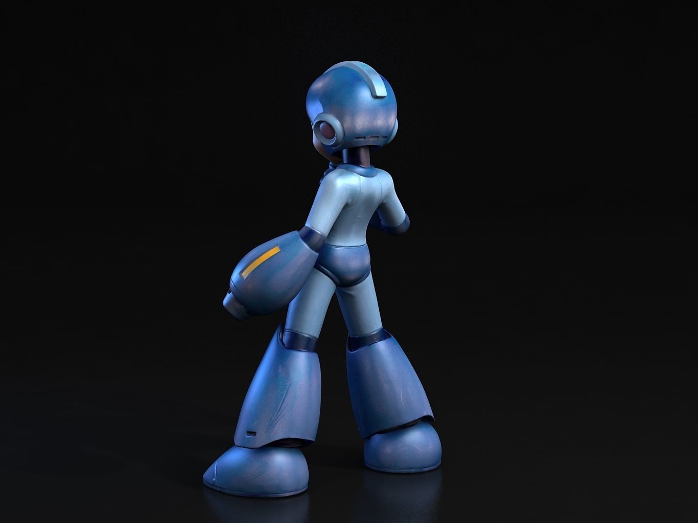 MEGAMAN mega man figure 3D model | CGTrader