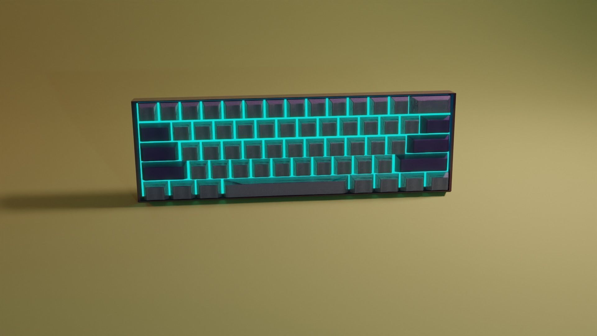 mechanical keyboard free 3D model | CGTrader