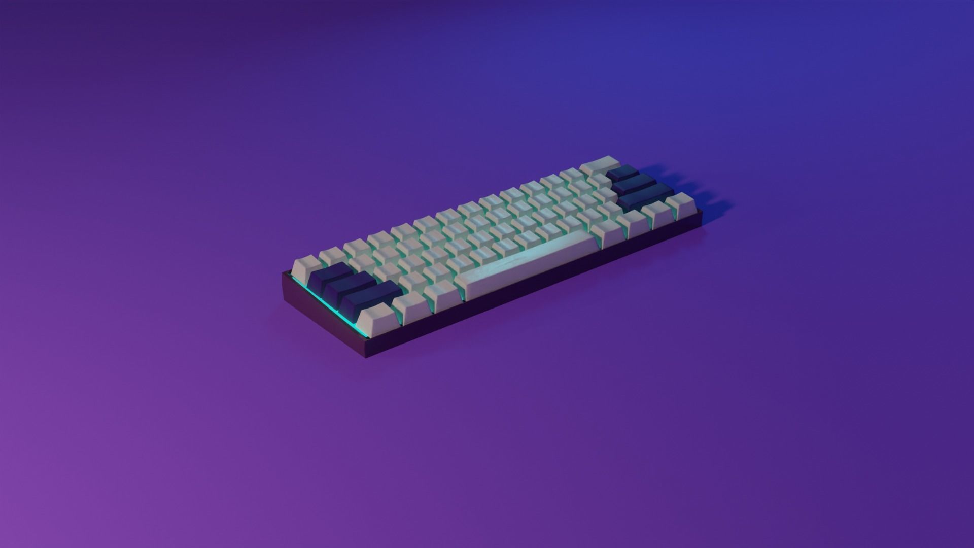 mechanical keyboard free 3D model | CGTrader