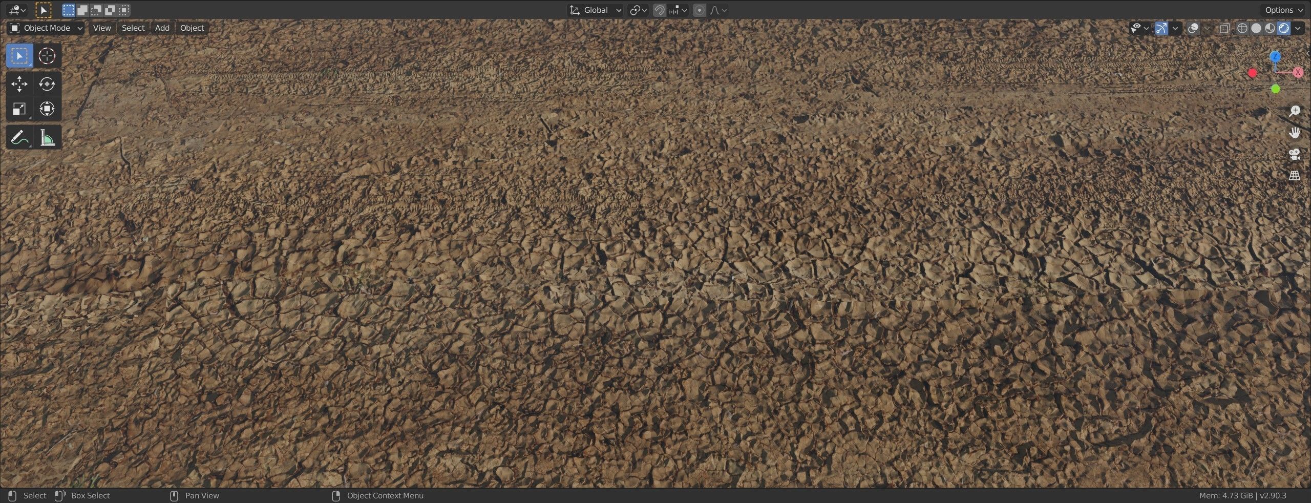 3D model 3d scan - muddy road 01 VR / AR / low-poly | CGTrader