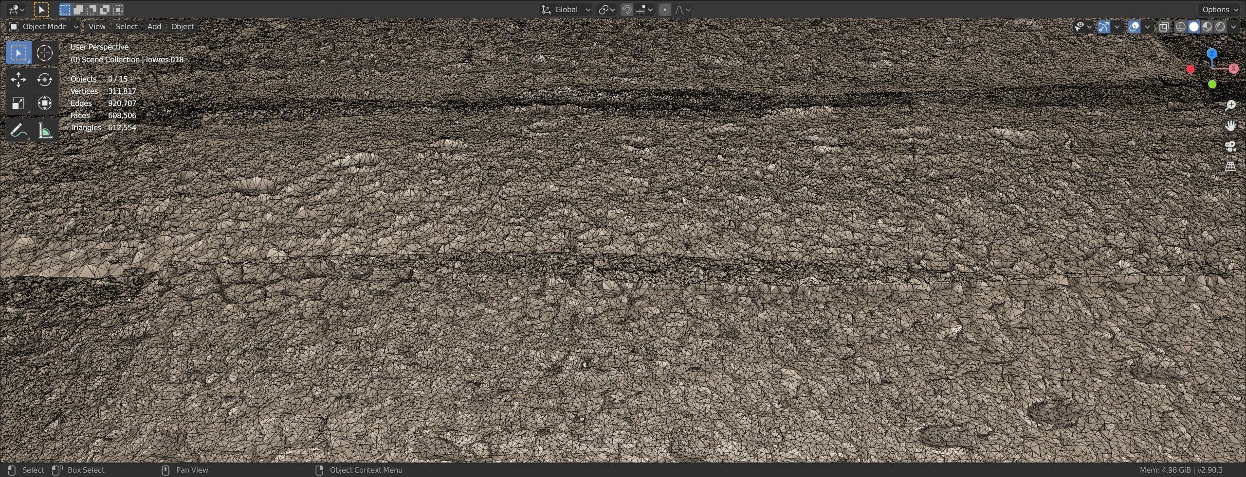 3D model 3d scan - muddy road 01 VR / AR / low-poly | CGTrader