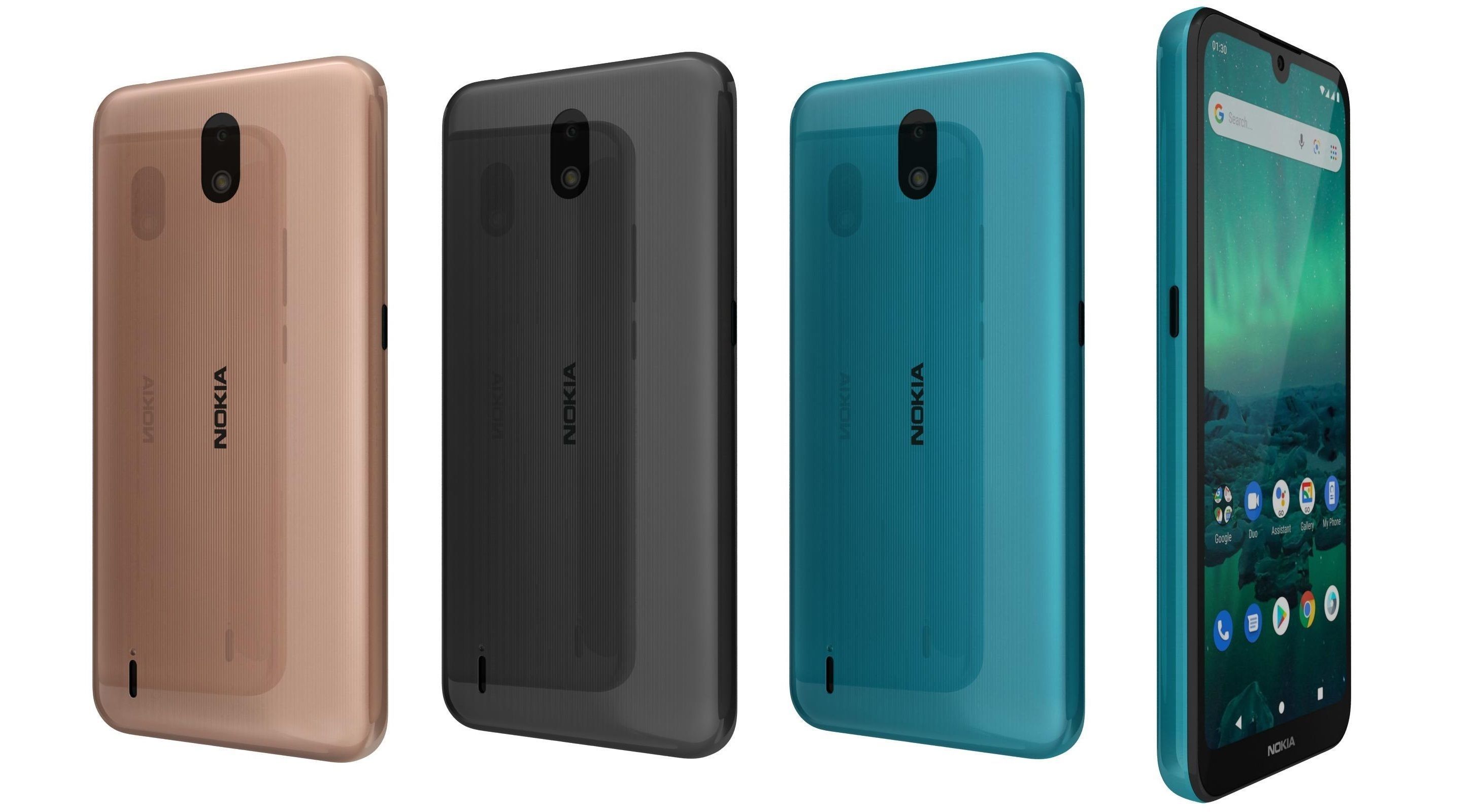 Nokia 1 3 All Colors 3D model | CGTrader