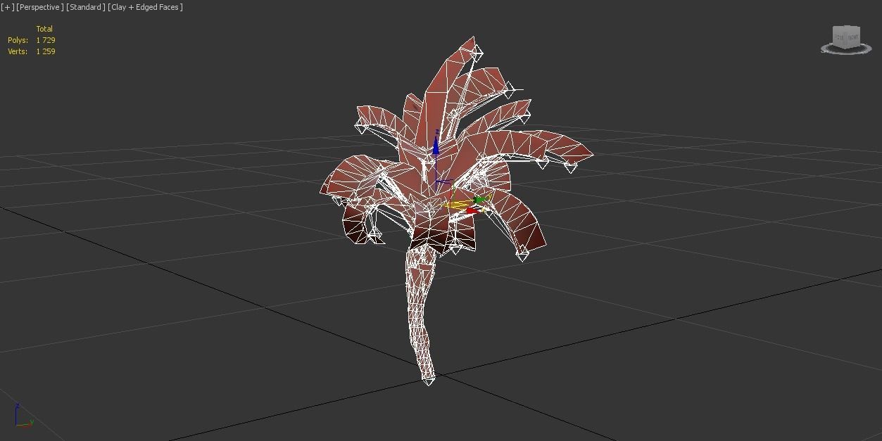 3D model Curly Palm Tree VR / AR / low-poly | CGTrader