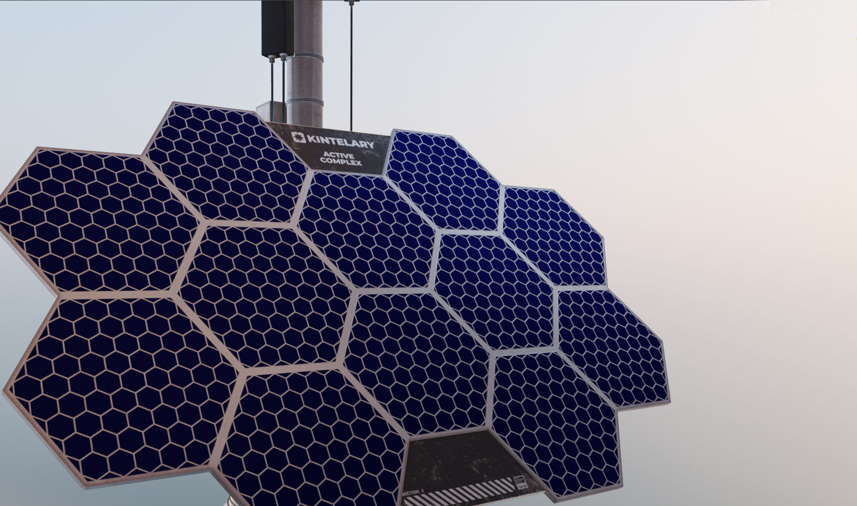 3D model Solar Panel model Low-poly 3D model 8K Textures VR / AR / low ...