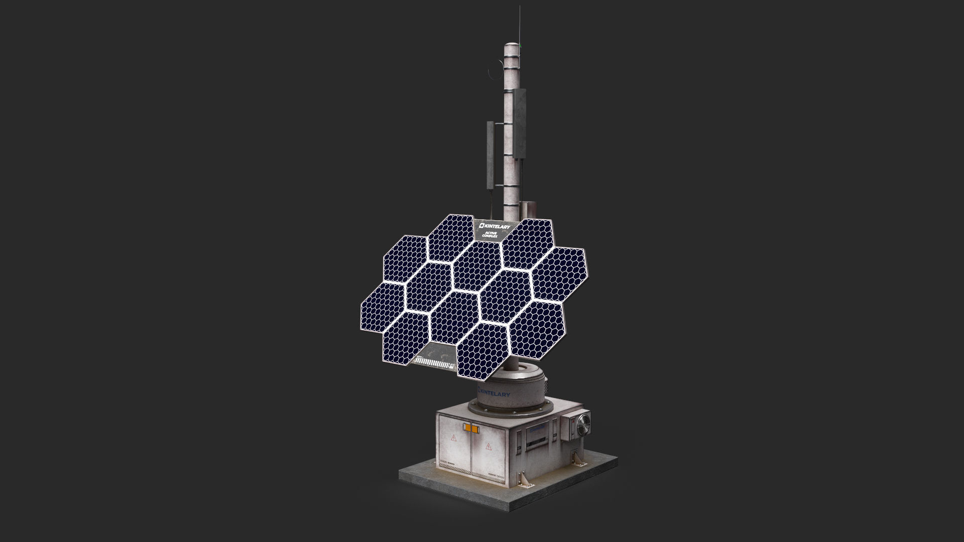 3D model Solar Panel model Low-poly 3D model 8K Textures VR / AR / low ...