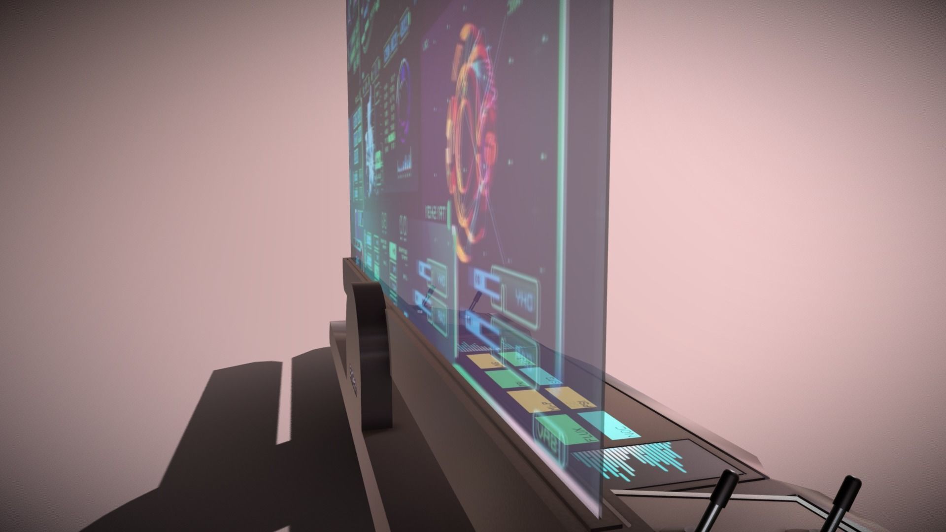3D model Sci-fi HUD Display VR / AR / low-poly | CGTrader