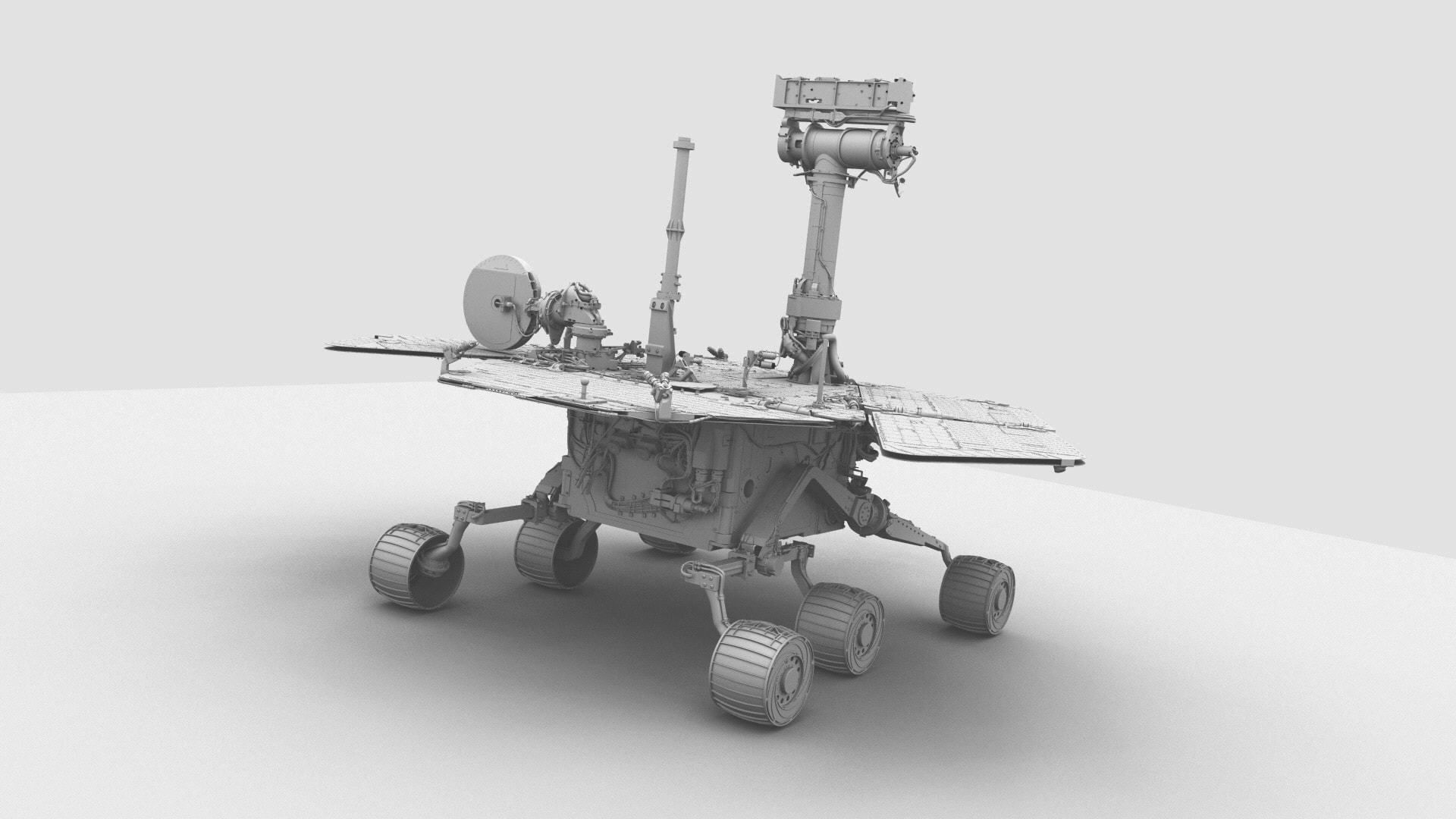 Mars Rover - Spirit 3D model | CGTrader