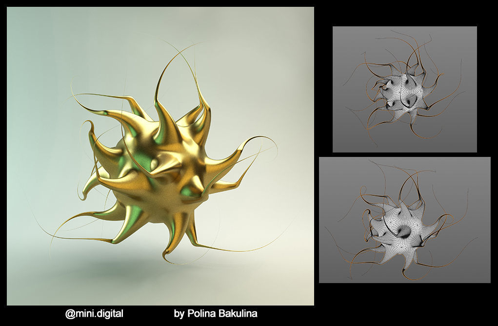 3D model Set of Abstract Simple Geometric Shapes VR / AR / low-poly ...