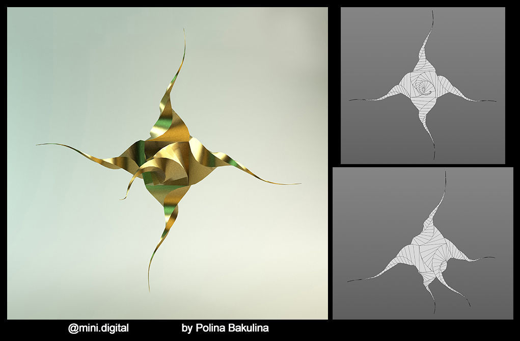 3D model Set of Abstract Simple Geometric Shapes VR / AR / low-poly ...