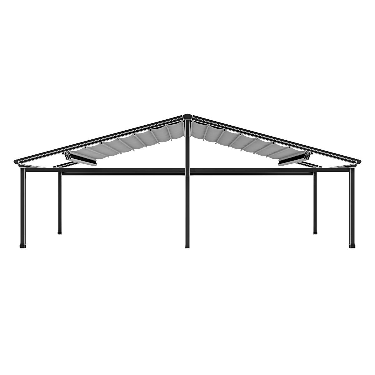 Motorized Pergola 5a vanadium 3D model | CGTrader