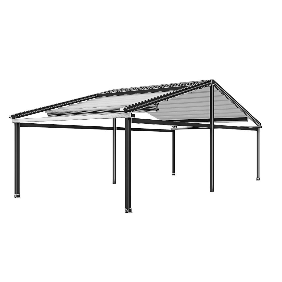 Motorized Pergola 5a vanadium 3D model | CGTrader