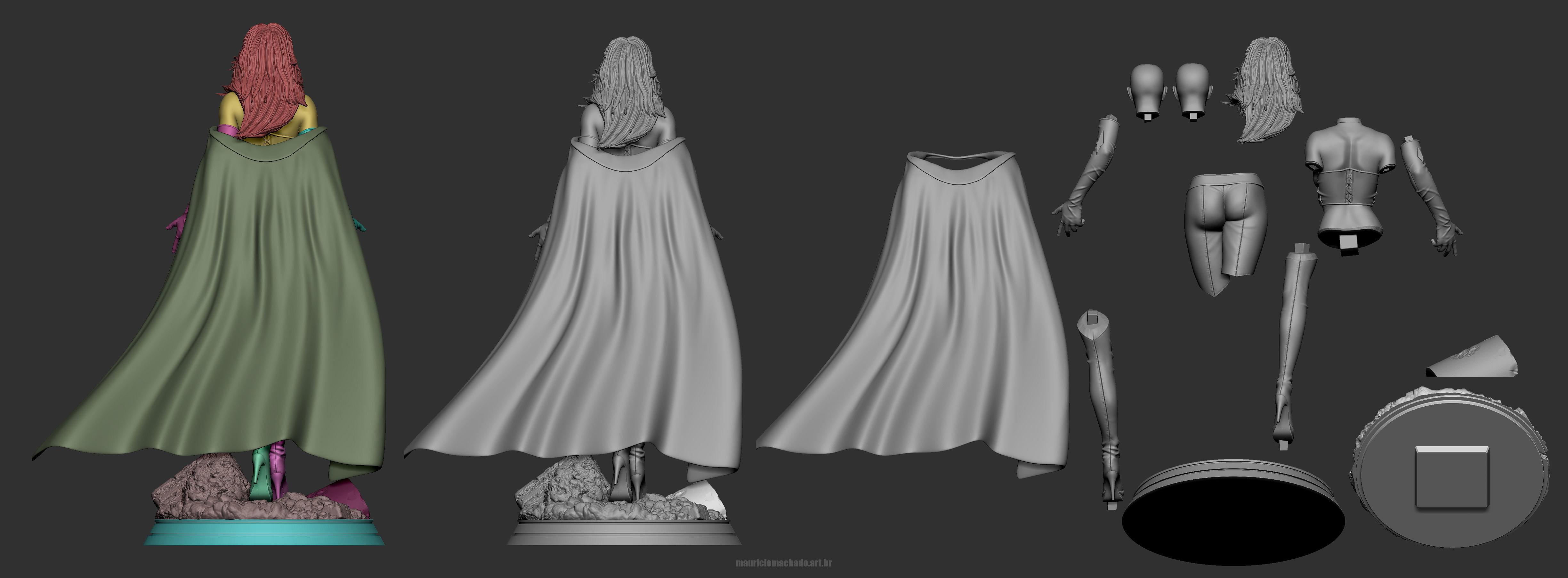 Emma Frost X Men 3d Model 3d Printable Cgtrader